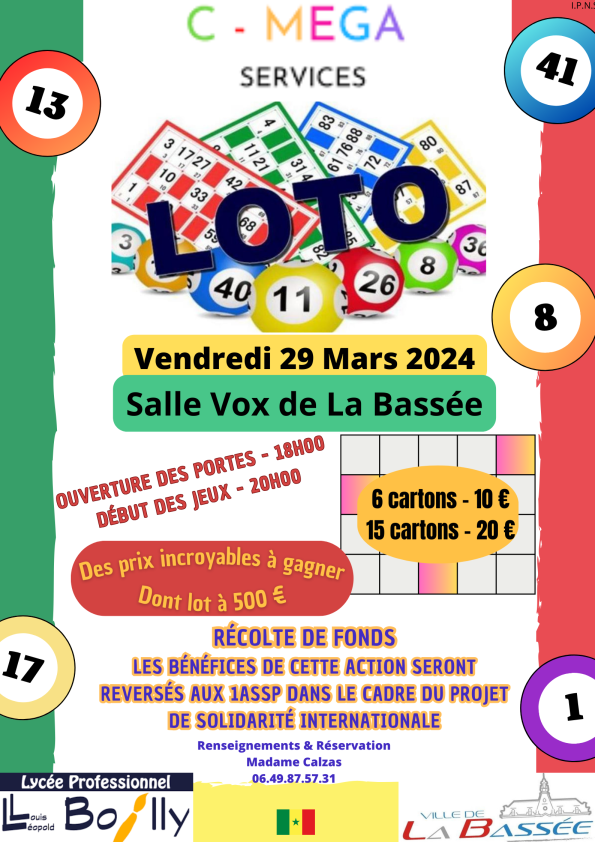 Loto - C Méga Lycée Boilly-Événement